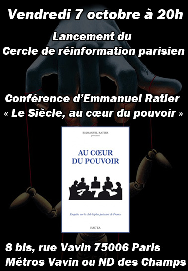 Conférence avec Emmanuel Ratier à Paris - Contre-Info
