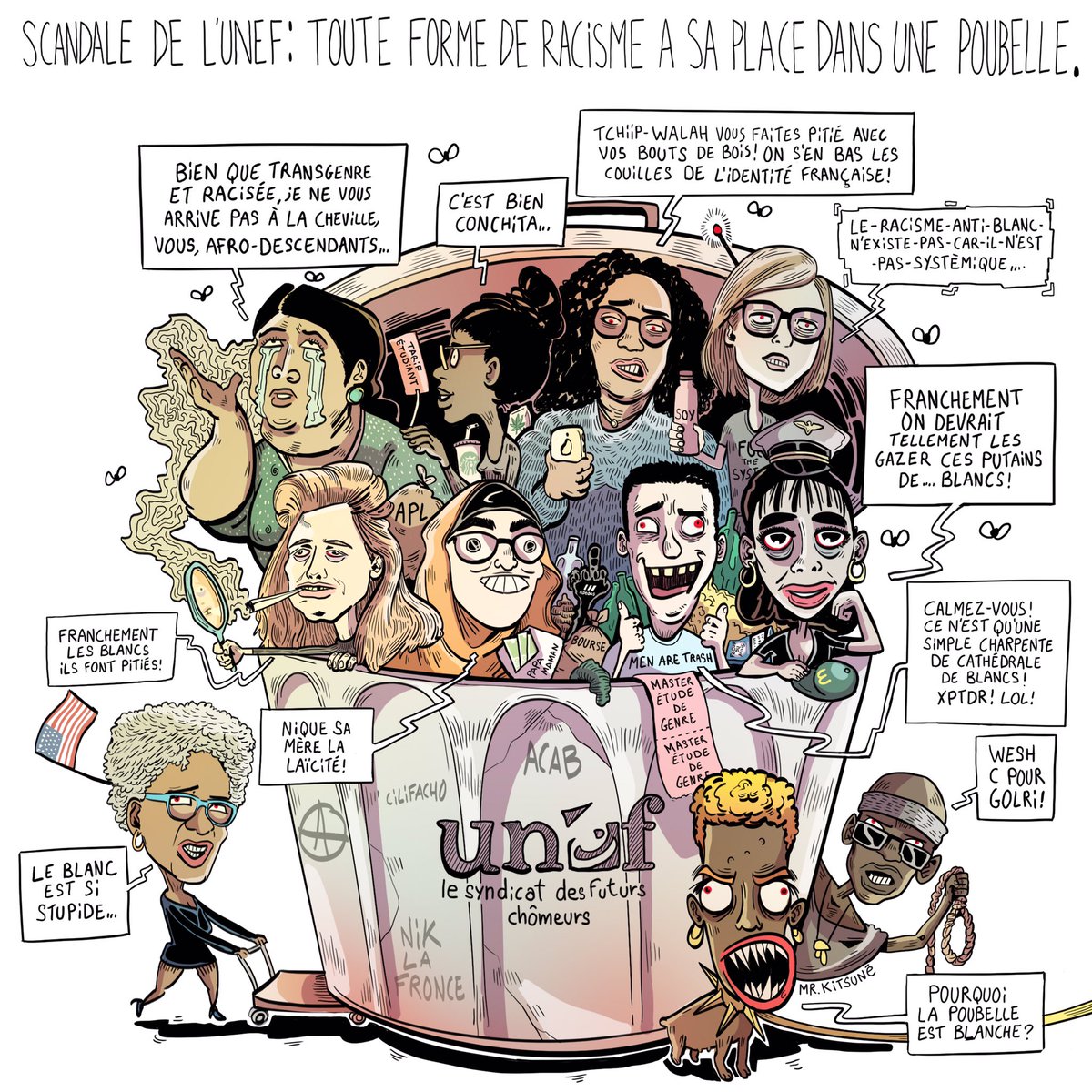 Humour : « Pour l’environnement pensez a bien trier vos déchets ...